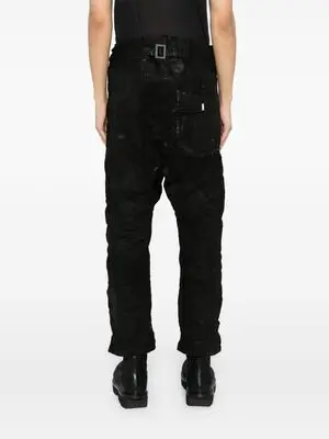 Boris Bidjan Saberi Asymmetric Drop-crotch Jeans