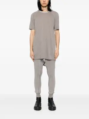 Boris Bidjan Saberi Crop-crotch Detail Track Pants - Grey