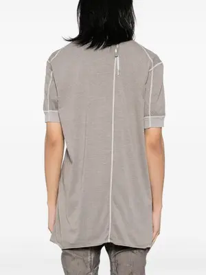 Boris Bidjan Saberi Raw-cut Hem Cotton T-shirt