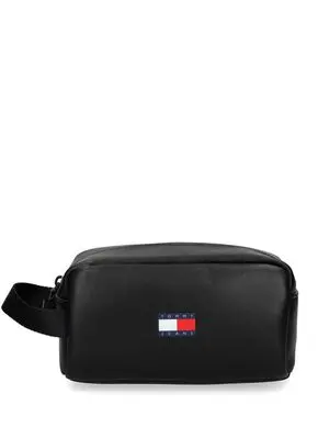 Tommy Hilfiger Logo Wash Bag - Black