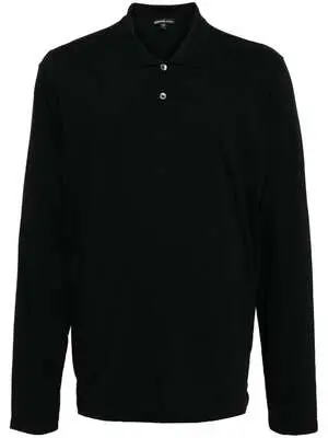 JAMES PERSE Lotus Polo-shirt - Black