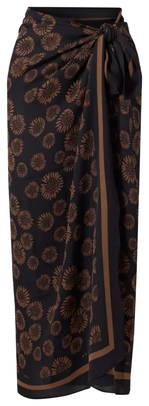 Matteau Floral-print Silk-georgette Pareo