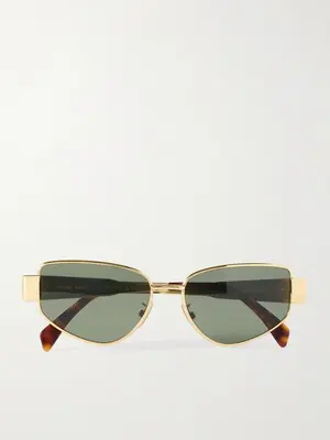 Celine Cat-eye Sunglasses - Gold