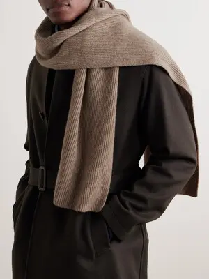 Kingsman Ribbed Cashmere Scarf