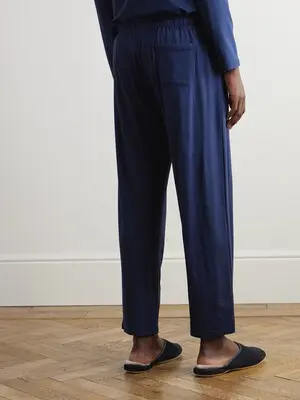 Derek Rose Marlowe Stretch-micro Modal Jersey Pyjama Trousers - Blue