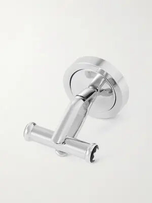 Montblanc Stainless Steel Onyx Cufflinks