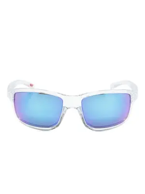 Oakley Gibston Rectangle-frame Sunglasses - Neutrals