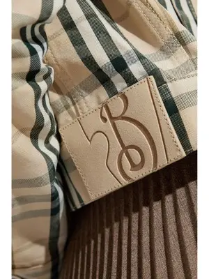Burberry Check Pattern Cropped Jacket