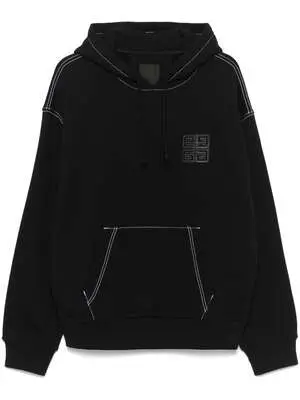 Givenchy 4g-motif Hoodie - Black