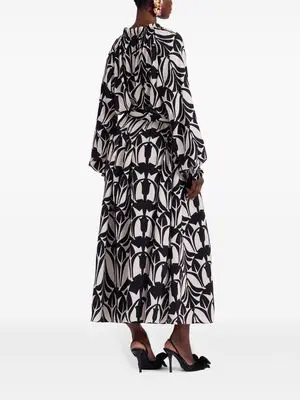 La DoubleJ Graphic-print Shirt Dress