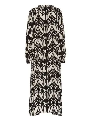 La DoubleJ Graphic-print Shirt Dress