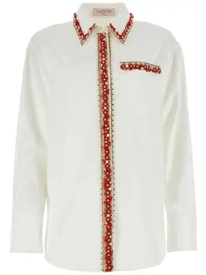 Valentino Garavani Embellished Shirts For Women