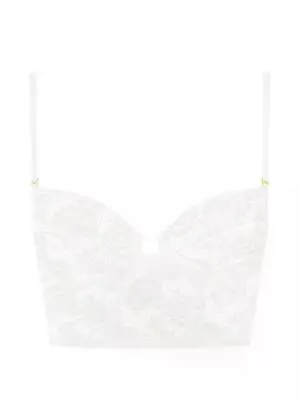 MAISON CLOSE Flashback Balconette Bra - White
