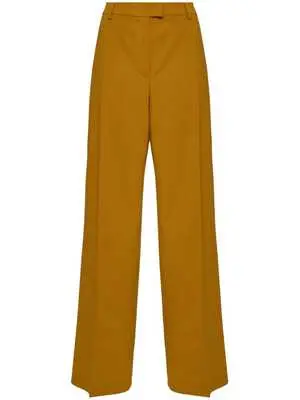 La DoubleJ Pressed-crease Flared Trousers