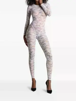 MAISON CLOSE Flashback Backless Jumpsuit - White
