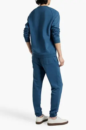 Boglioli Tapered French Cottonterry Sweatpants - Azure