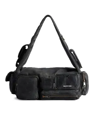 Balenciaga Superbusy Small Sling Bag - Black