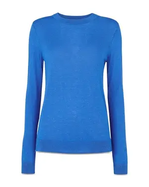 Whistles Annie Sparkle Crewneck Top - Blue