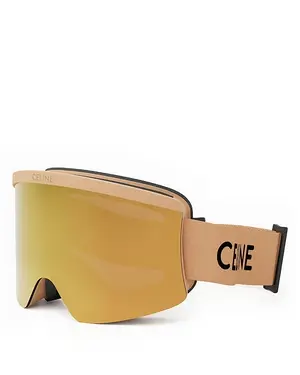 Celine Mirror Ski Mask - Matte Beige/smoke