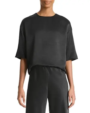 Vince Fluid Satin Blouse