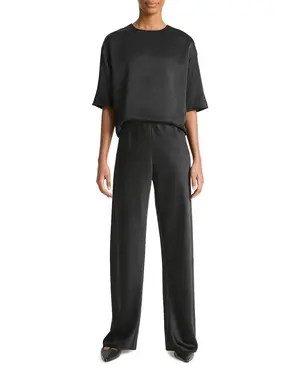 Vince Fluid Satin Blouse