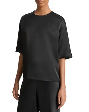 Vince Fluid Satin Blouse