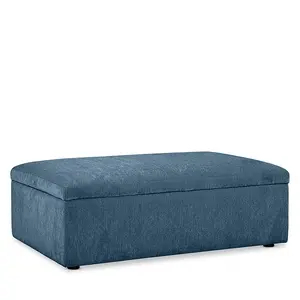 Bloomingdale'S Auburn Large Rectangle Storage Ottoman, In Fabric - Amici Denim
