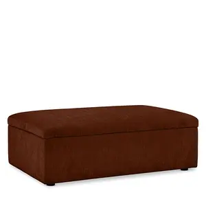 Bloomingdale'S Auburn Large Rectangle Storage Ottoman, In Fabric - Amici Oyster