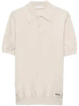 Prada Silk Polo Shirt