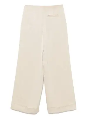 Dkny Wide-leg Palazzo Trousers - Neutrals