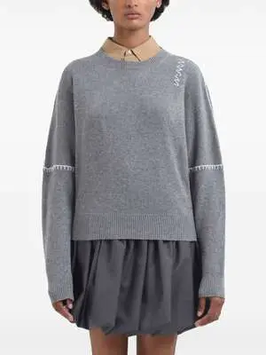 Marni Whipstitch-trim Sweater