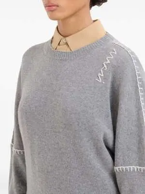 Marni Whipstitch-trim Sweater