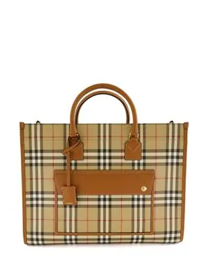 Burberry Medium Freya Tote - Brown