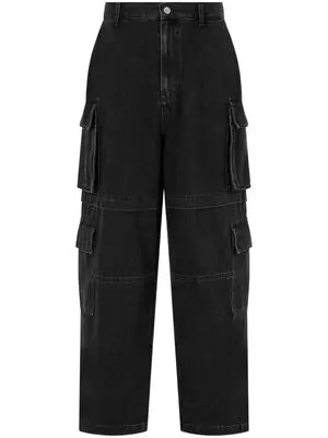 STUDIO TOMBOY Denim Wide-leg Cargo Pants