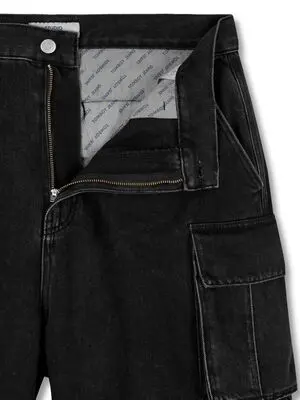 STUDIO TOMBOY Denim Wide-leg Cargo Pants