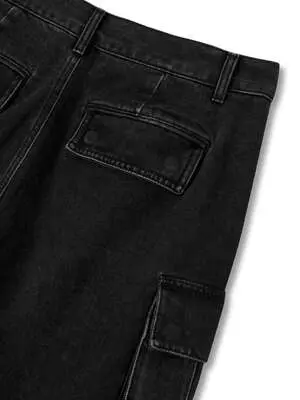 STUDIO TOMBOY Denim Wide-leg Cargo Pants