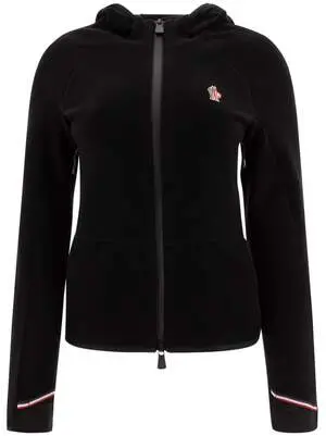 Moncler Logo-patch Fleece Jacket