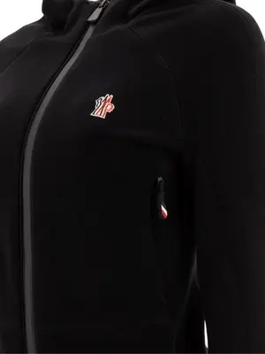 Moncler Logo-patch Fleece Jacket