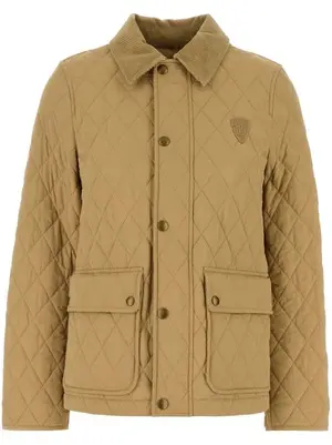 Burberry Quilted Puffer Jacket - Neutrals
