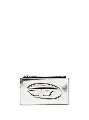 DIESEL® 1dr Card Holder - Silver