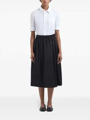 Marni Logo-embroidered Midi Skirt