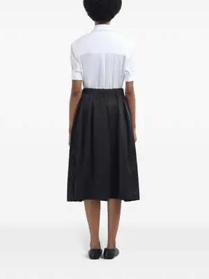 Marni Logo-embroidered Midi Skirt