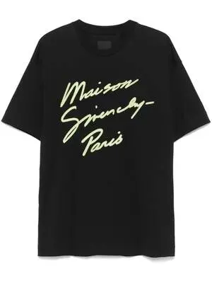 Givenchy Logo-embroidered T-shirt - Black