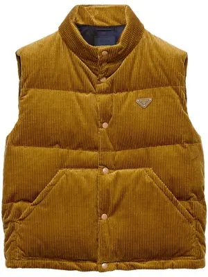Prada Cotton Corduroy Gilet