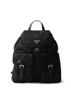 Prada Re-nylon Backpack - Black