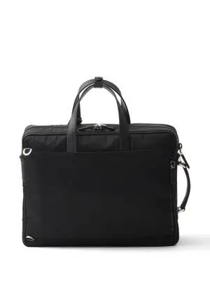 Prada Re-nylon And Saffiano Leather Briefcase