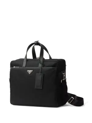 Prada Re-nylon And Saffiano Leather Briefcase