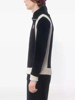 Valentino Garavani Chenille Texture Zip-up Sweatshirt