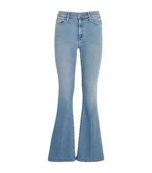 MOTHER The Weekender Flared Jeans - Blue