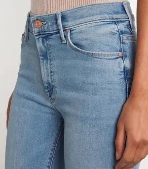 MOTHER The Weekender Flared Jeans - Blue
